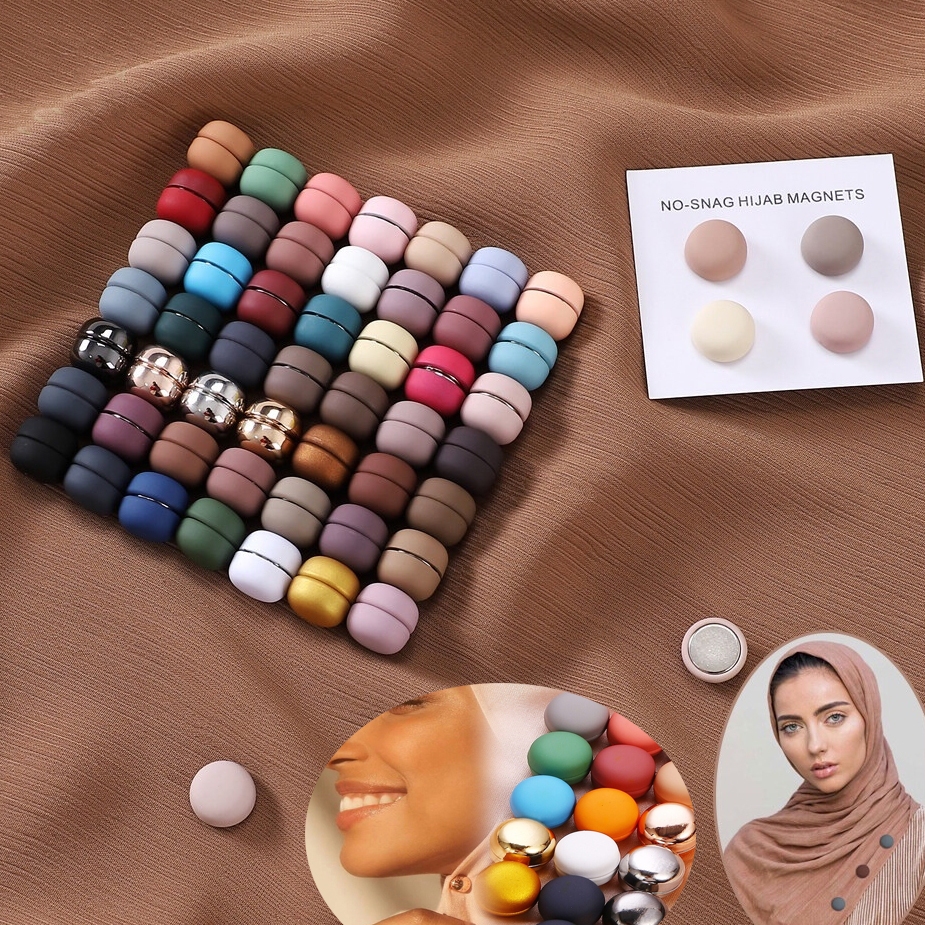 Jual Anti Slip Pin Magnet Jilbab Anti Slip Bros Magnet Aksesoris Syal ...