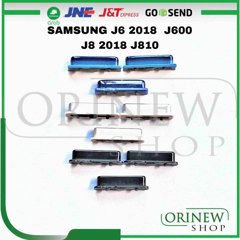 Jual Keypad Tombol Luar On Off Volume Samsung J6 2018 J600 J8 2018 J810 | Shopee Indonesia