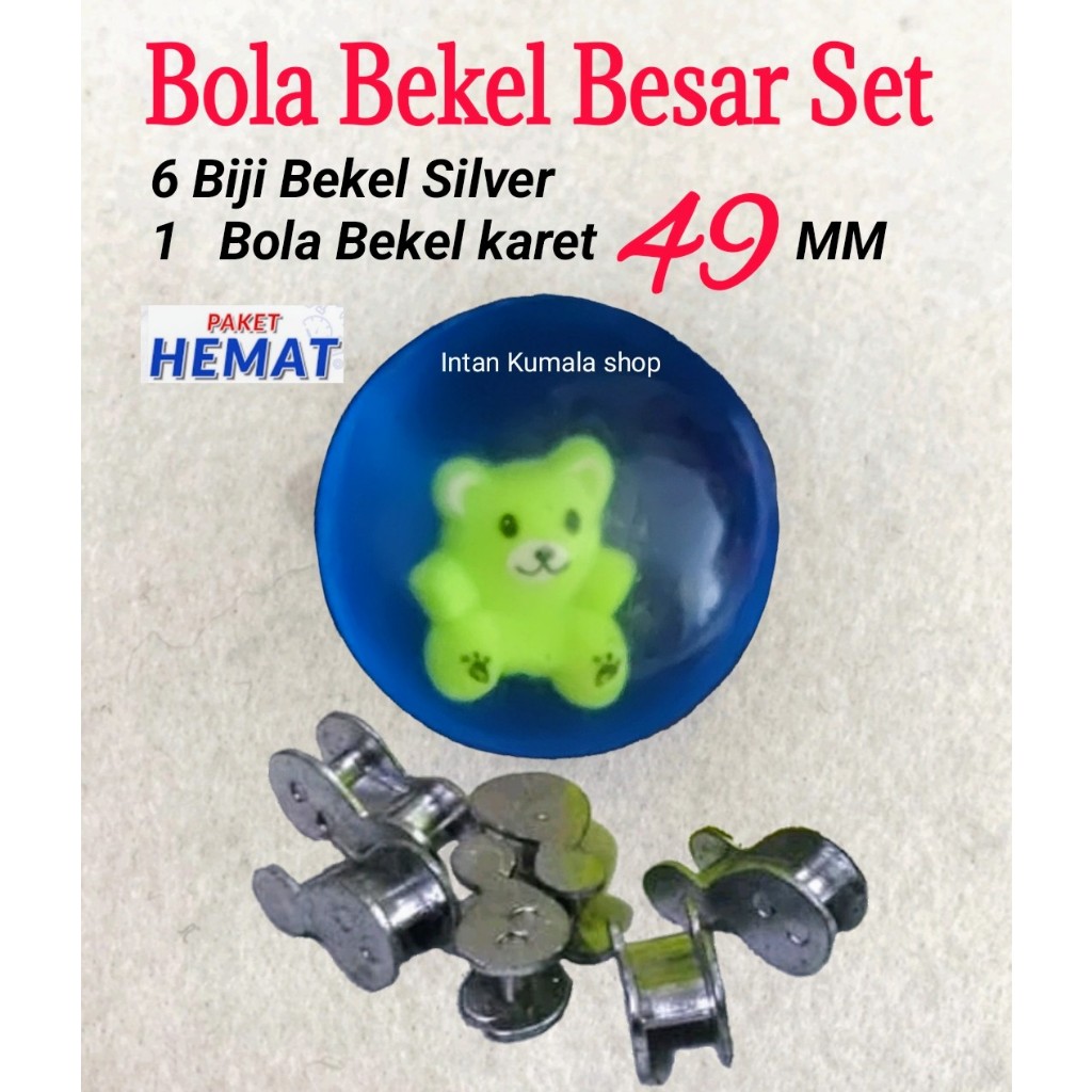 Jual MAINAN BOLA BEKEL SET BESAR DENGAN 6 BIJI SILVER | Shopee Indonesia