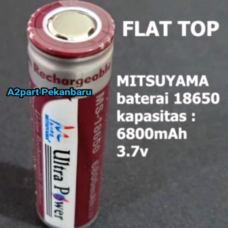 Jual Baterai Cas Isi Ulang tipe 18650 6800mAh 3,7v | Shopee Indonesia