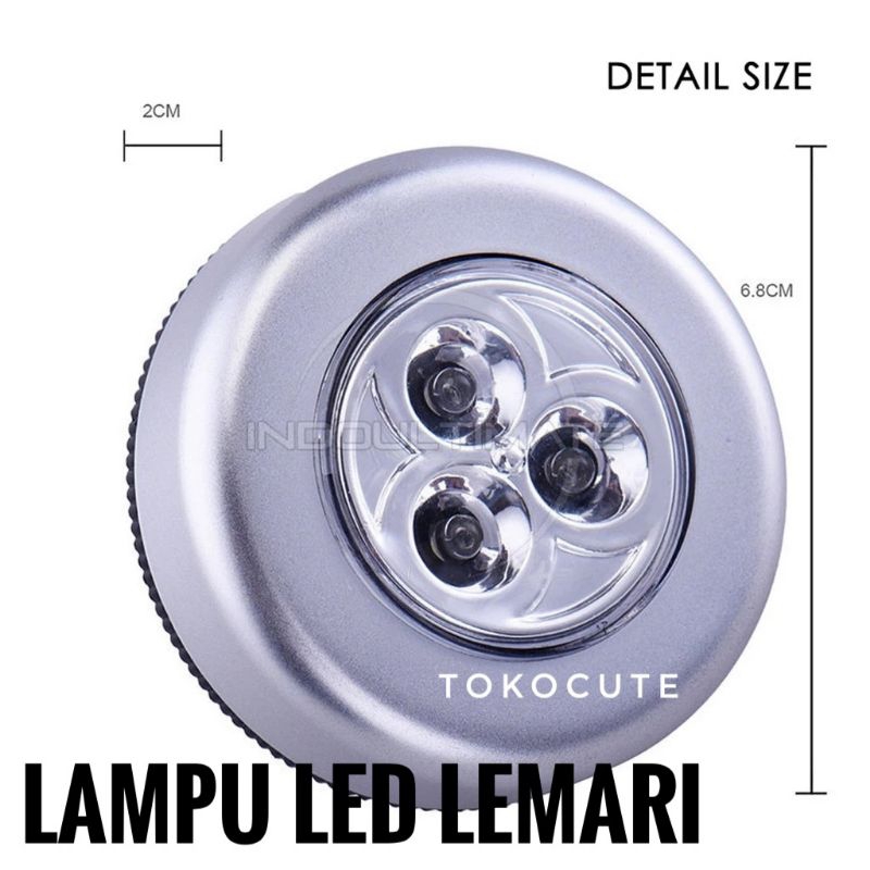 Jual Lampu LED Kitchen Set Lemari Pakaian, LED Stick N Click Touch ...