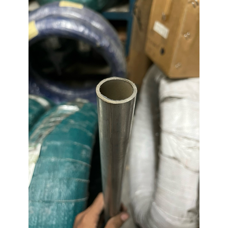 Jual Pipa bulat stainless 304 sch 10 uk 3/4" ( 27,2mm ) tebal 2,11mm ...