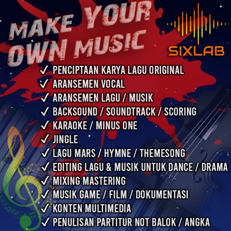 Jual JASA IRINGAN MUSIK ARANSEMEN LAGU ONLINE MURAH LAGU BEBAS HAK ... Jual JASA IRINGAN MUSIK ARANSEMEN LAGU ONLINE MURAH LAGU BEBAS HAK ...