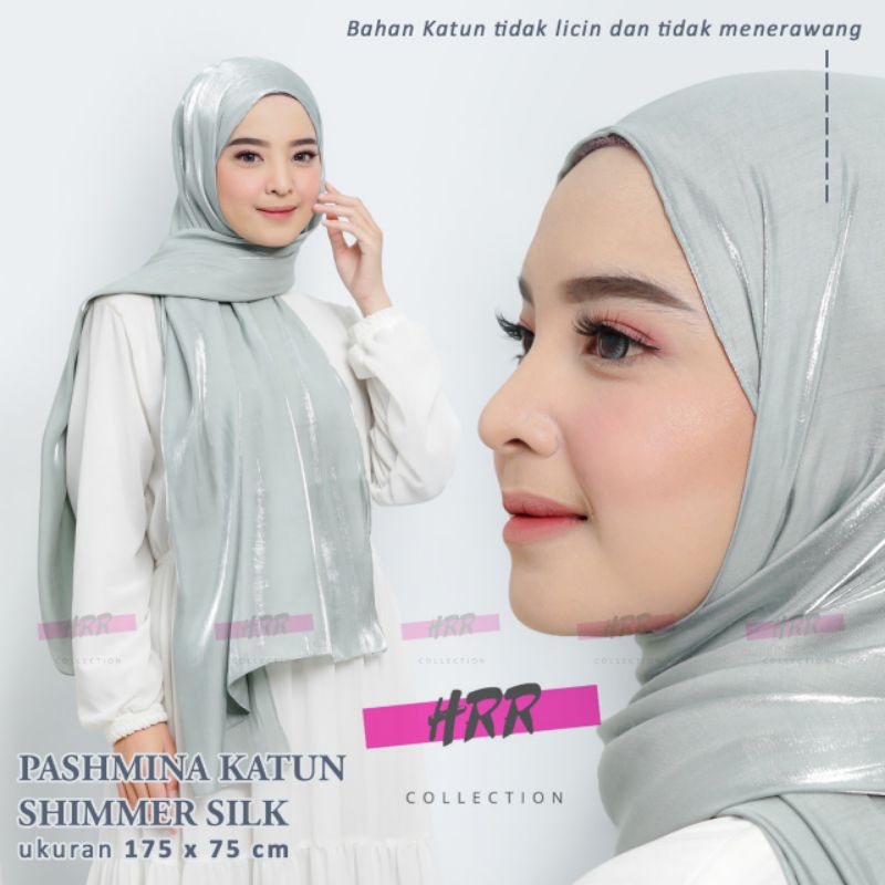 Jual PASHMINA KATUN SHIMMER PREMIUM // SHIMMER PASHMINA SILK | Shopee Indonesia