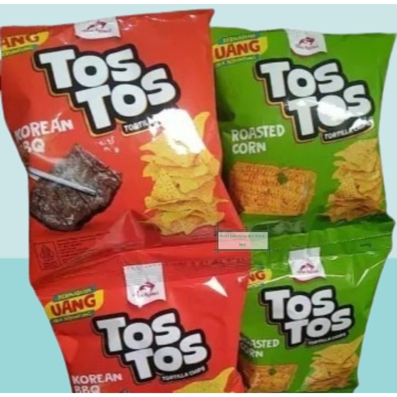 Jual Tos Tos Tortilla Chips Dua Kelinci Ciki TosTos 1Renceng isi 10 ...