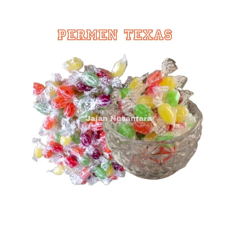 Jual Permen buah texas import jadul halal | Shopee Indonesia