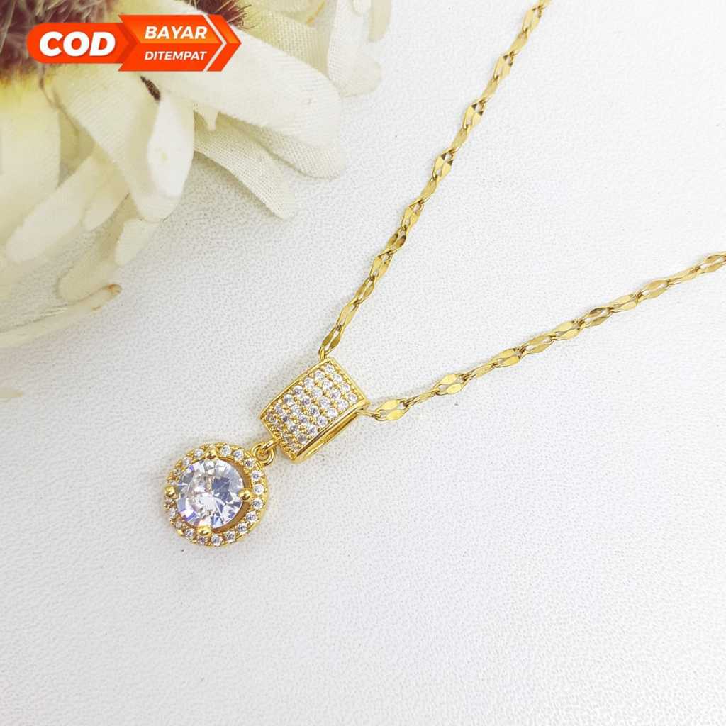 Jual mytitanium-kalug titanium lapis emas cantik wanita dewasa kwalitas ...