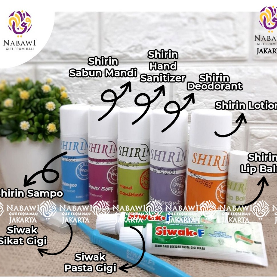 Jual Sabun Arab Shirin Set Sabun Non Alkohol Halal Skincare Organizer ...