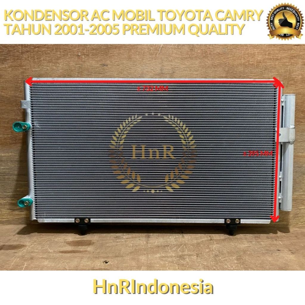Jual Kondensor AC Mobil Toyota Camry Tahun 2001-2005 CONDENSOR PREMIUM ...