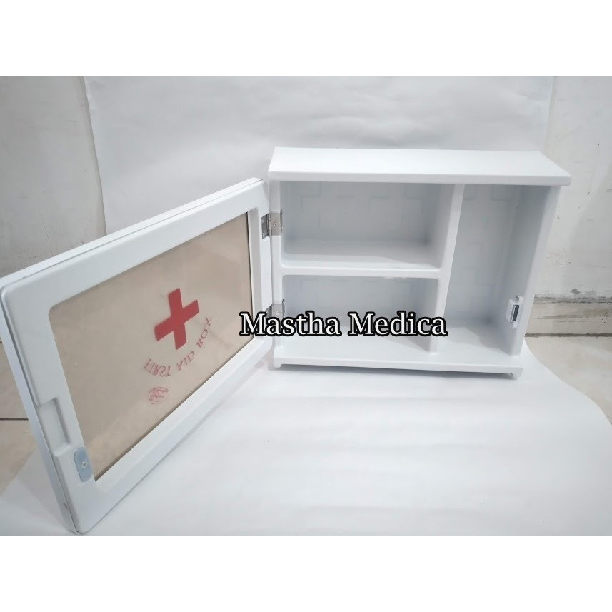 Jual Safety Box Kotak Lemari Obat P3k PPPK KKK K3 Dinding Tembok MC23 ...