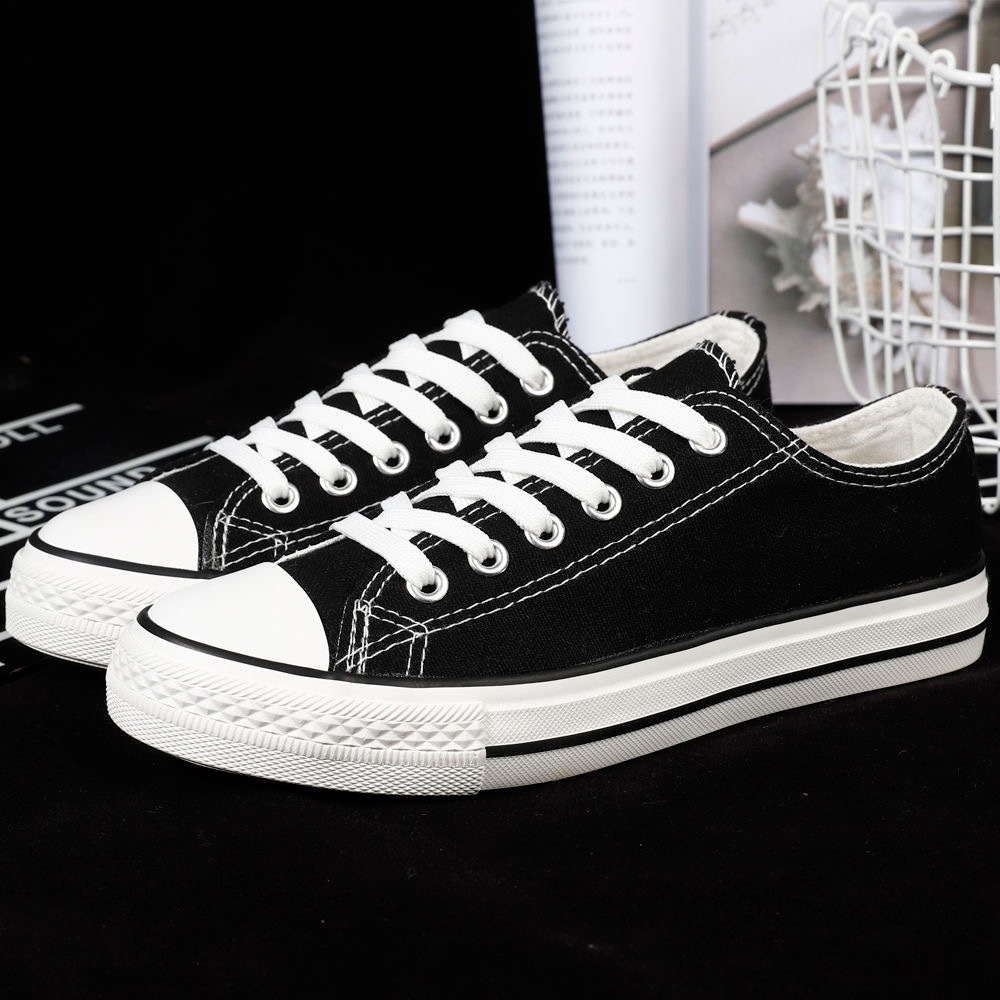 Jual Highland Sepatu Pria Hitam Sepatu Sekolah Basic Low Black Sepatu ...