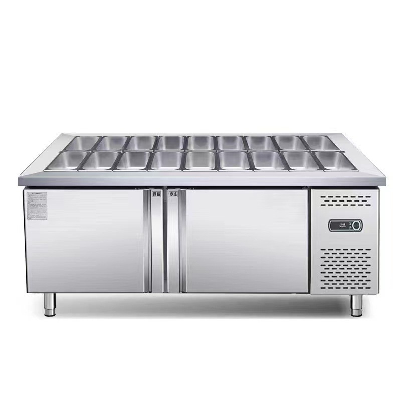 Jual Undercounter Chiller 160cm Stainless 2 Pintu kabinet penyimpanan ...