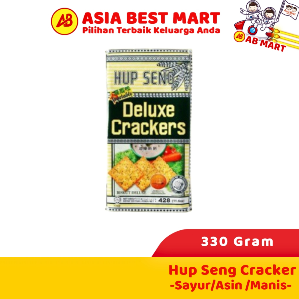 Jual Hup Seng Cracker Sayur Vegetable / Asin Cream / Manis Sugar ...