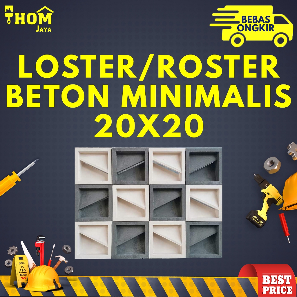 Jual ROSTER BETON / LOSTER BETON MINIMALIS / LUBANG ANGIN - 20 X 20 ...