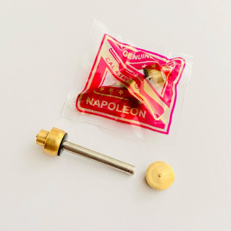 Jual Pentil valve pompa angin as besi 4mm bahan kuningan / Valve pompa ...