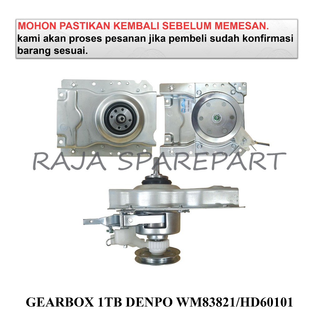 Jual G1TD GEARBOX/GIRBOX MESIN CUCI/GEARBOX 1 TABUNG DENPOO WM83821 ...