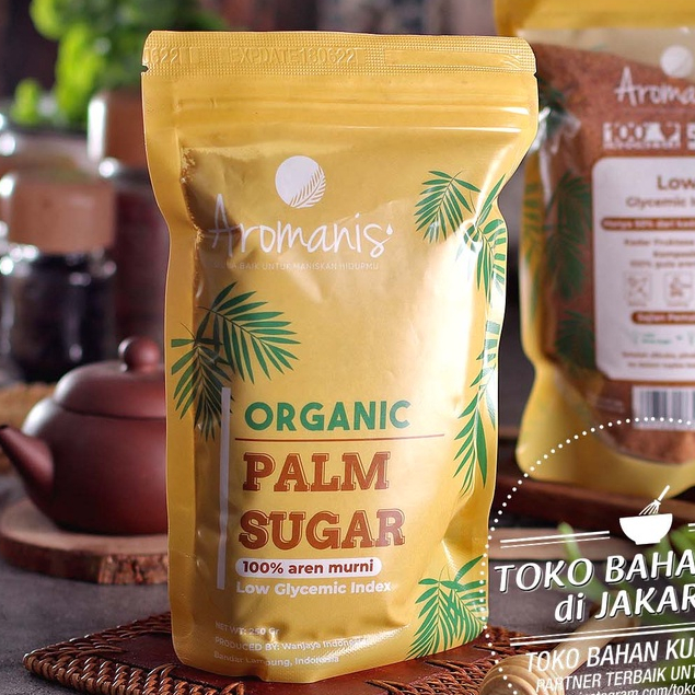 Jual Aromanis Palm Sugar 250gr Kemasan Asli Gula Aren Organik Gula Merah Premium Gula Kelapa ...