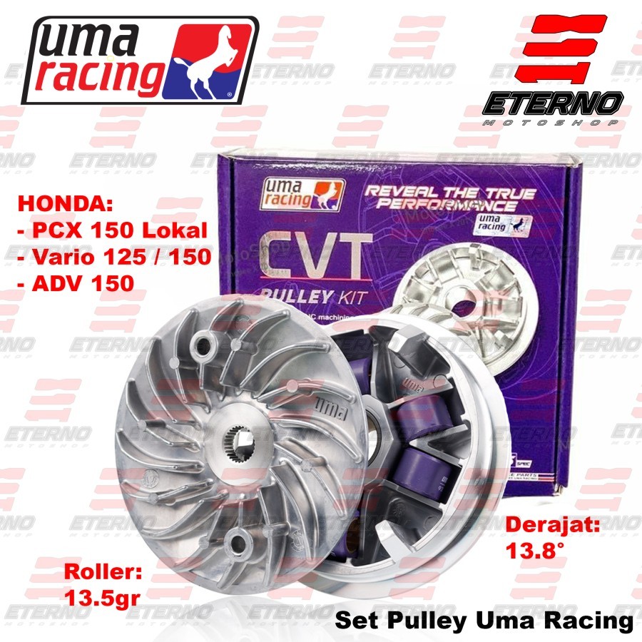 Jual Pulley Kit CVT Rumah Roller Set Uma Racing Honda Vario PCX ADV 125 ...