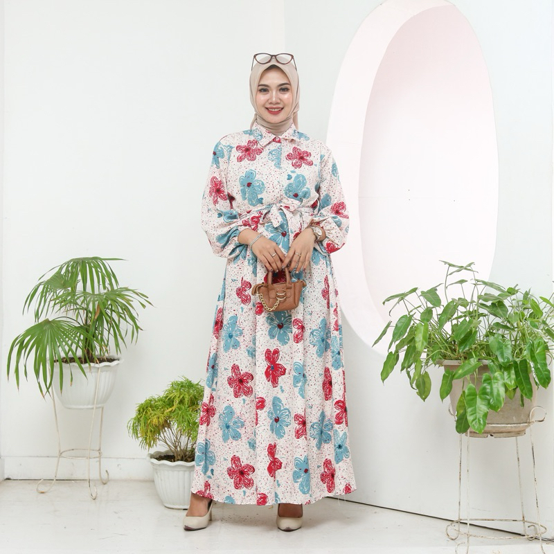Jual Rabela Maxi / GAMIS BUNGA PREMIUM CRINKLE MOTIF / GAMIS ZOYA BUNGA ...
