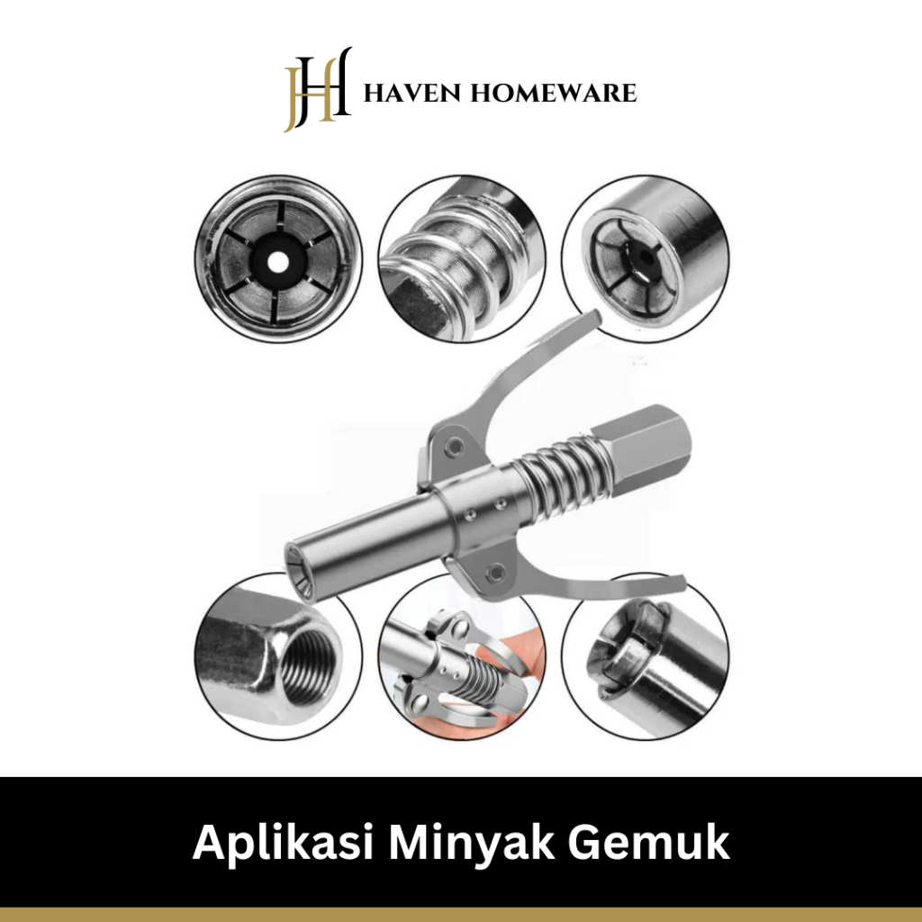 Jual Alat Aplikasi Minyak Gemuk Grease Coupler High Pressure Quick ...