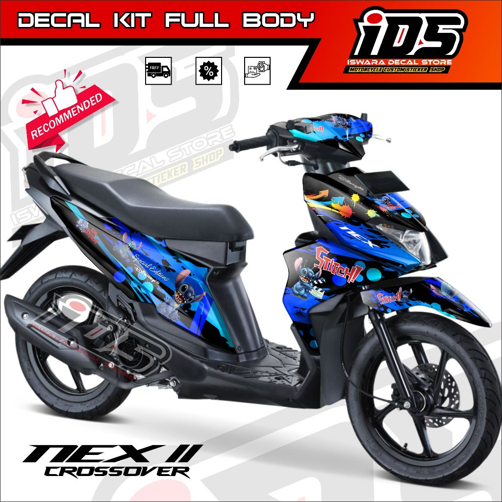 Jual Stiker Decal Nex 2 Dekal Suzuki Nex2 Crossover Stitch | Shopee ...
