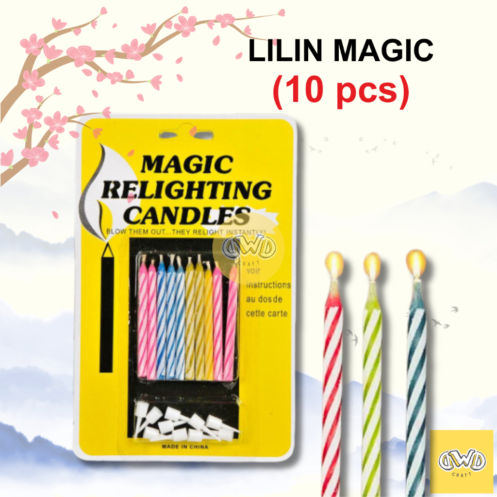 Jual Lilin MAGIC Ulang Tahun / Relight Candle Birthday | Shopee Indonesia
