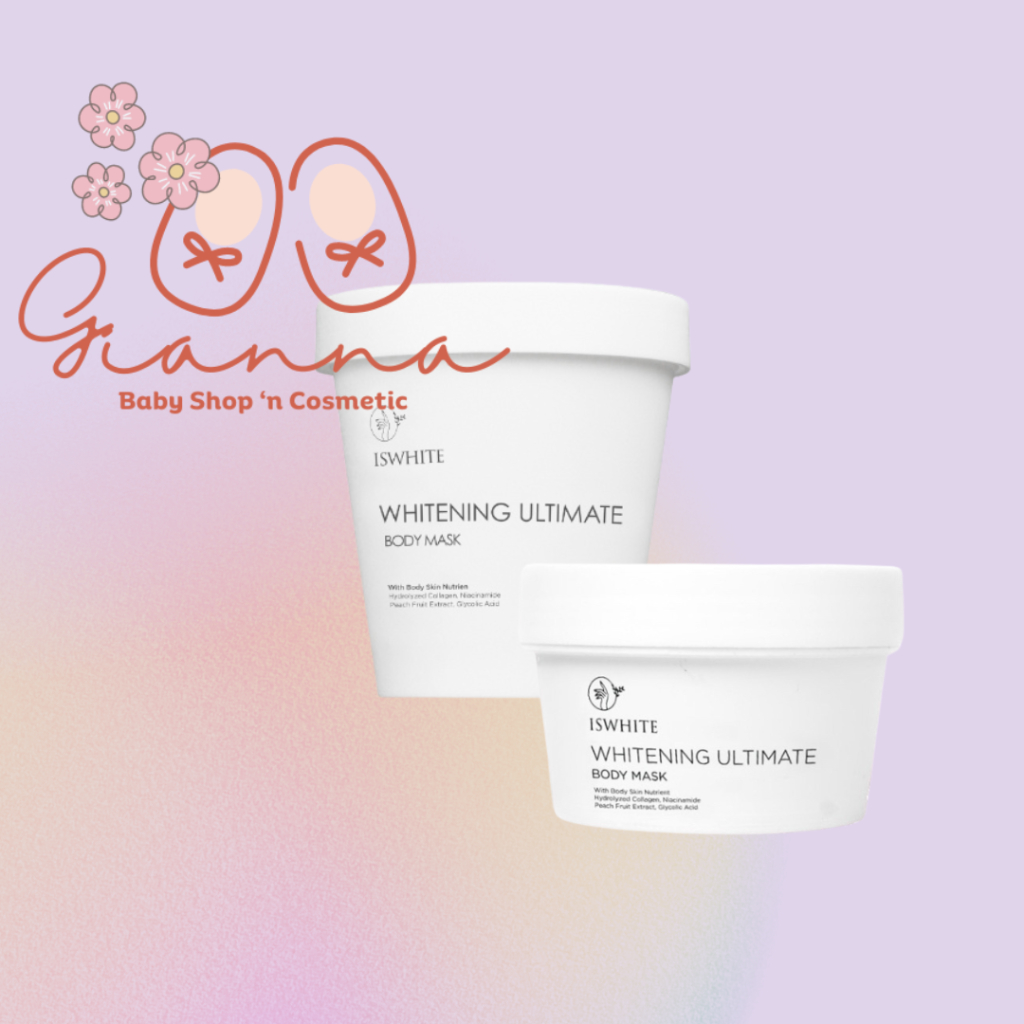 Jual ISWHITE Body Mask Ultimate Brightening / Masker Badan 70 gr/ 200 ...