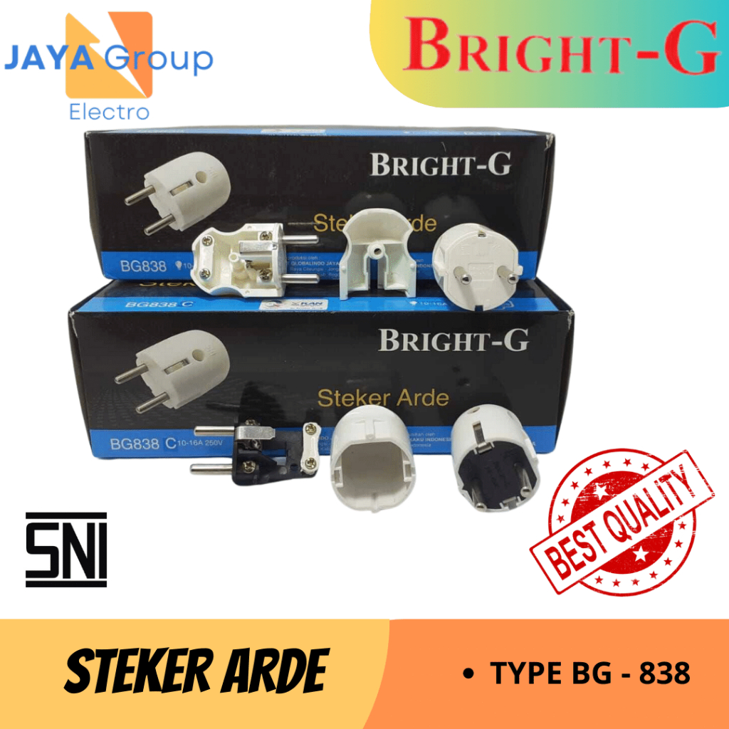 Jual STEKER ARDE BULAT / COLOKAN LISTRIK BG-838G BRIGHT-G | Shopee ...