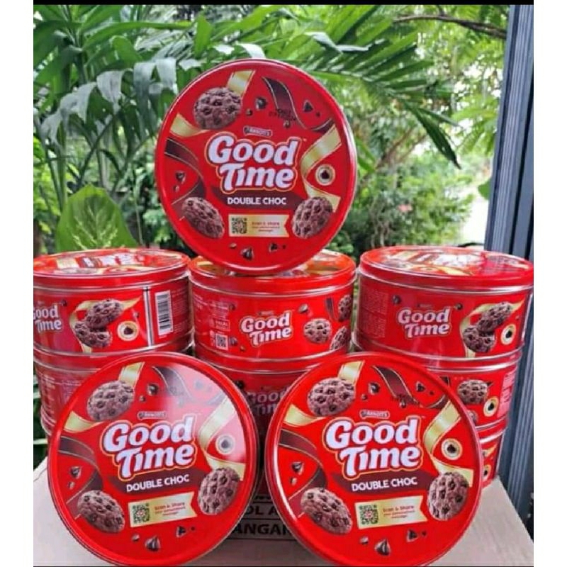 Jual Good Time Cookies Double Choc Kaleng 144gr & 277gr | Shopee Indonesia