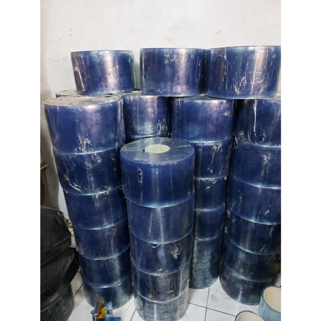 Jual Tirai plastik PVC Curtain 2mm x 20cm x 50 meter Rollan bening ...