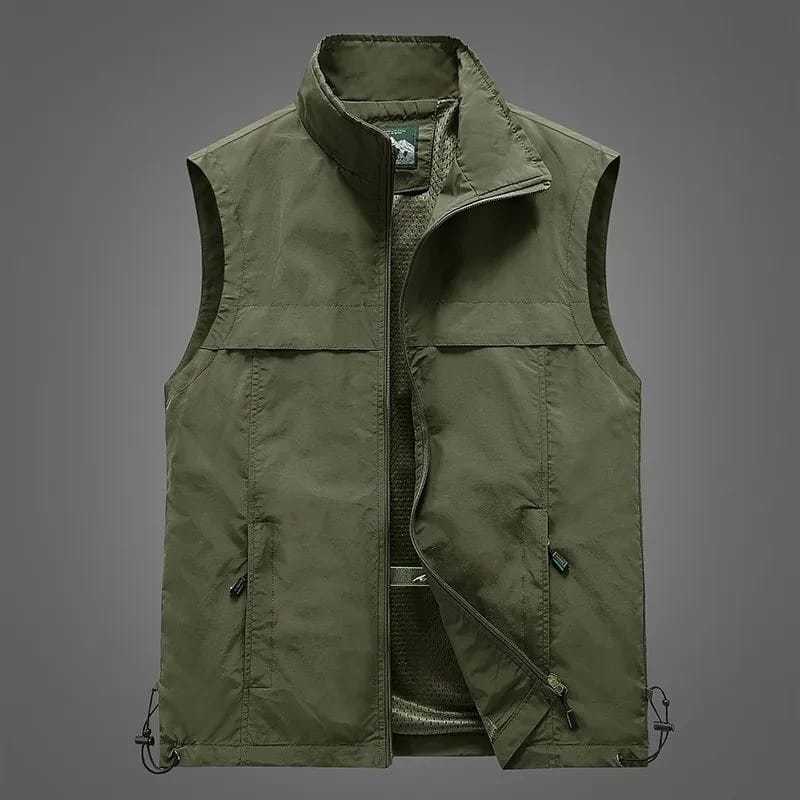 Jual jaket rompi pria casual TERBARU VEST MOTOR rompi lapangan | Shopee ...