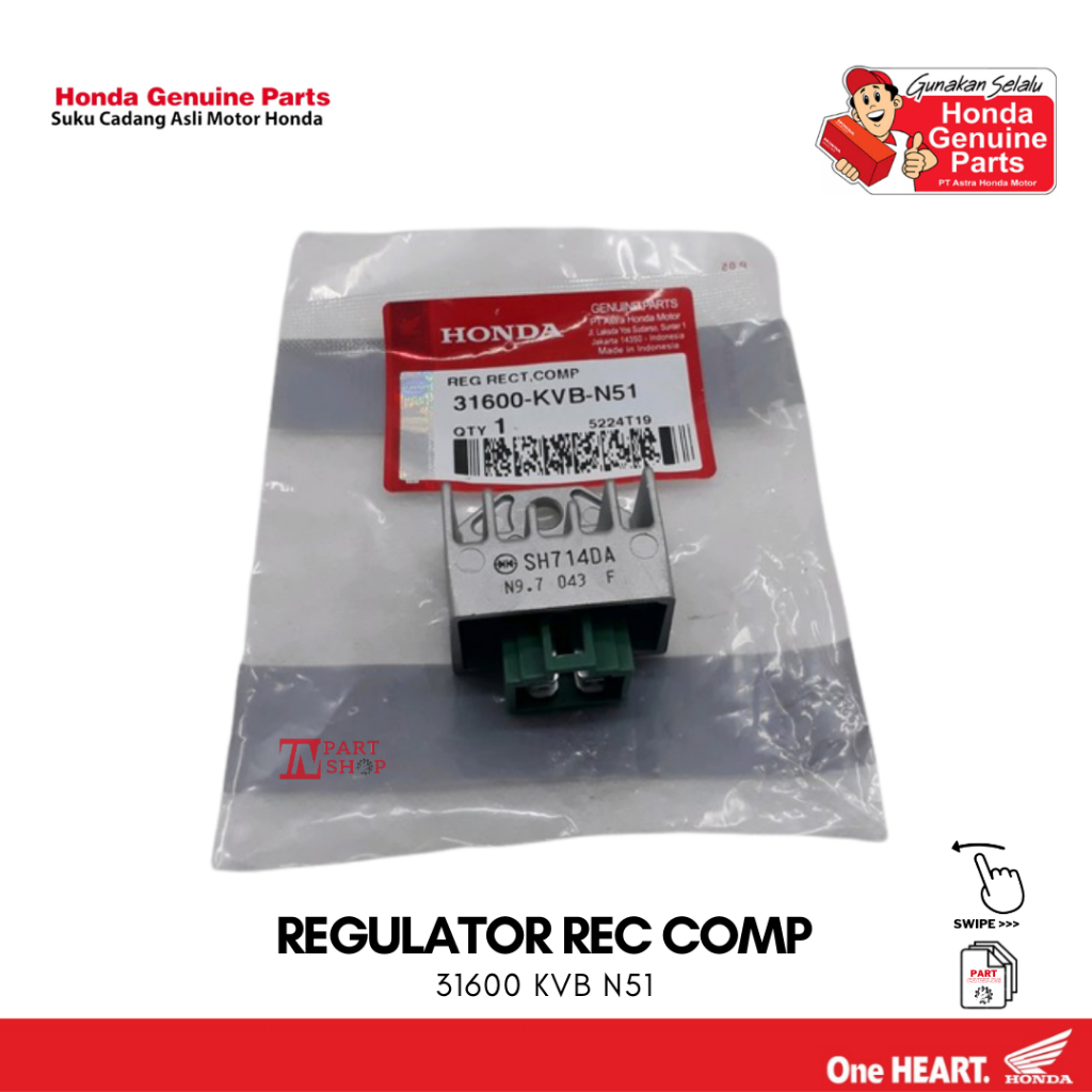 Jual Kiprok (Rectifier Comp Regulator) – BeAT, Spacy & Vario 110 Karbu ...