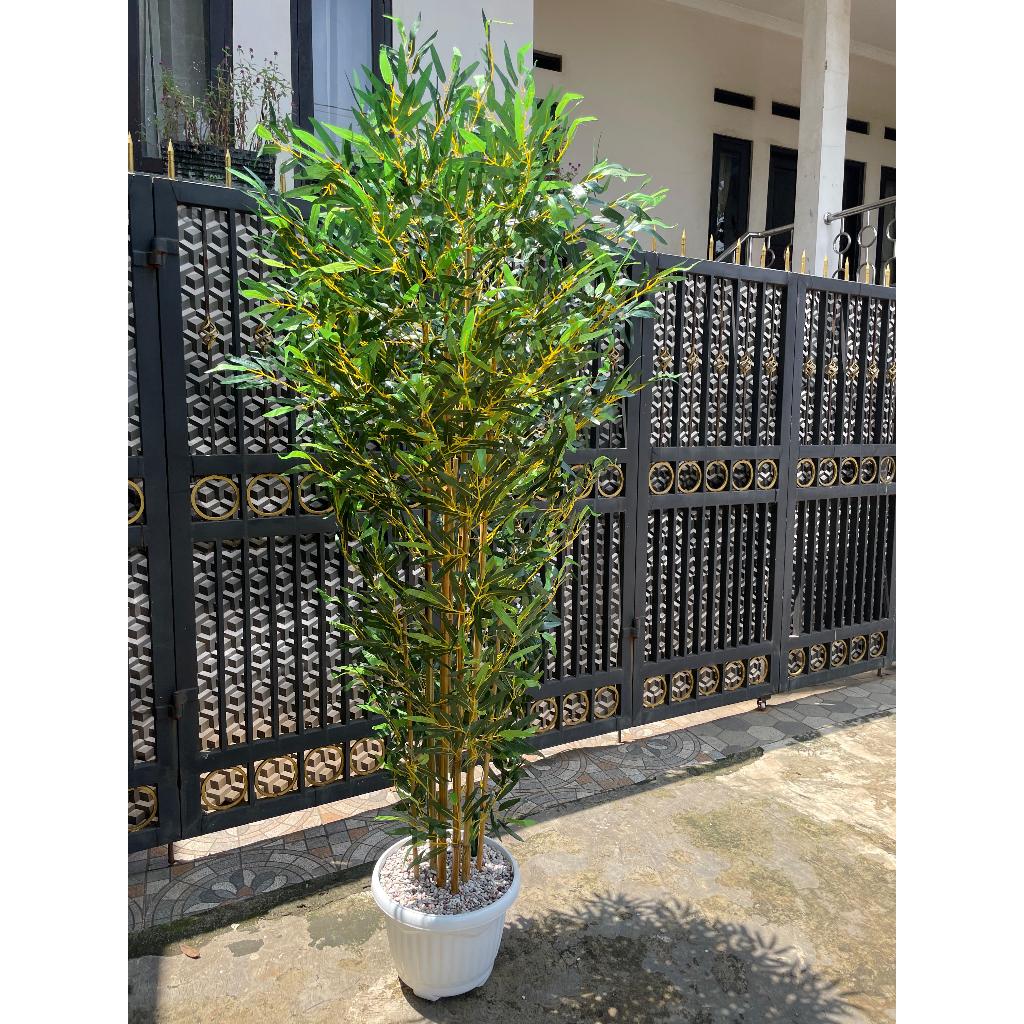 Jual Pohon bambu artificial Tinggi 2meter & 170cm / bambu plastik ...