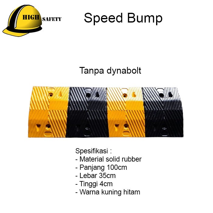 Jual Speed Bump Rubber 1 Meter / Polisi Tidur Karet | Shopee Indonesia