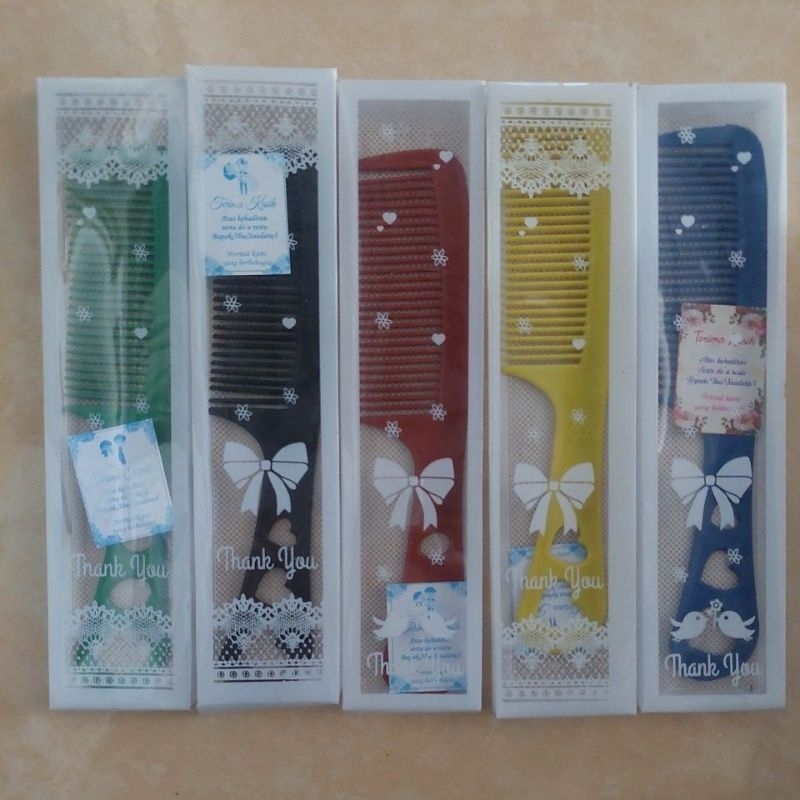 Jual Souvenir Pernikahan Sisir Plastik | Shopee Indonesia