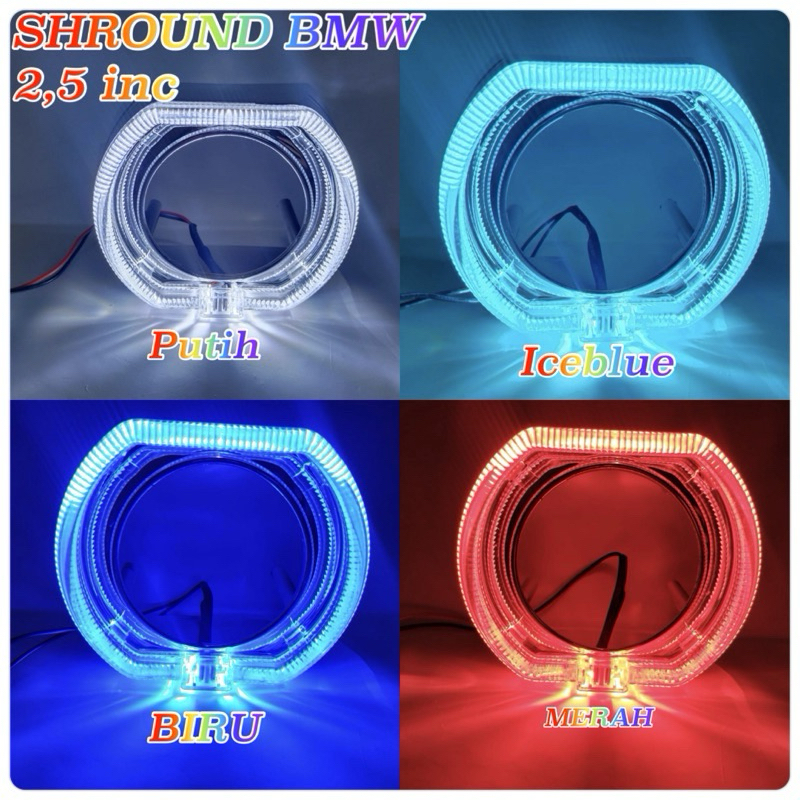 Jual Promo Shroud BMW 2.5 inch angel aur crystal premium/Shroud bmw ...