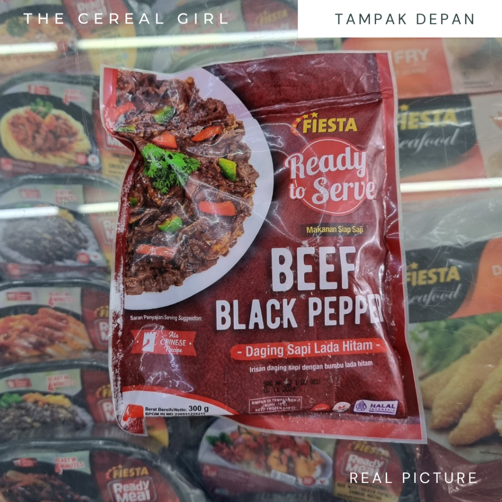Jual [KONDISI BARU - 100% ORIGINAL] FIESTA Beef Black Pepper 300gr ...