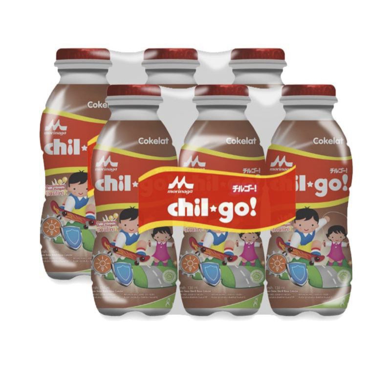 Jual Morinaga Chil Go UHT isi 6 Botol Coklat dan Vanilla | Shopee Indonesia