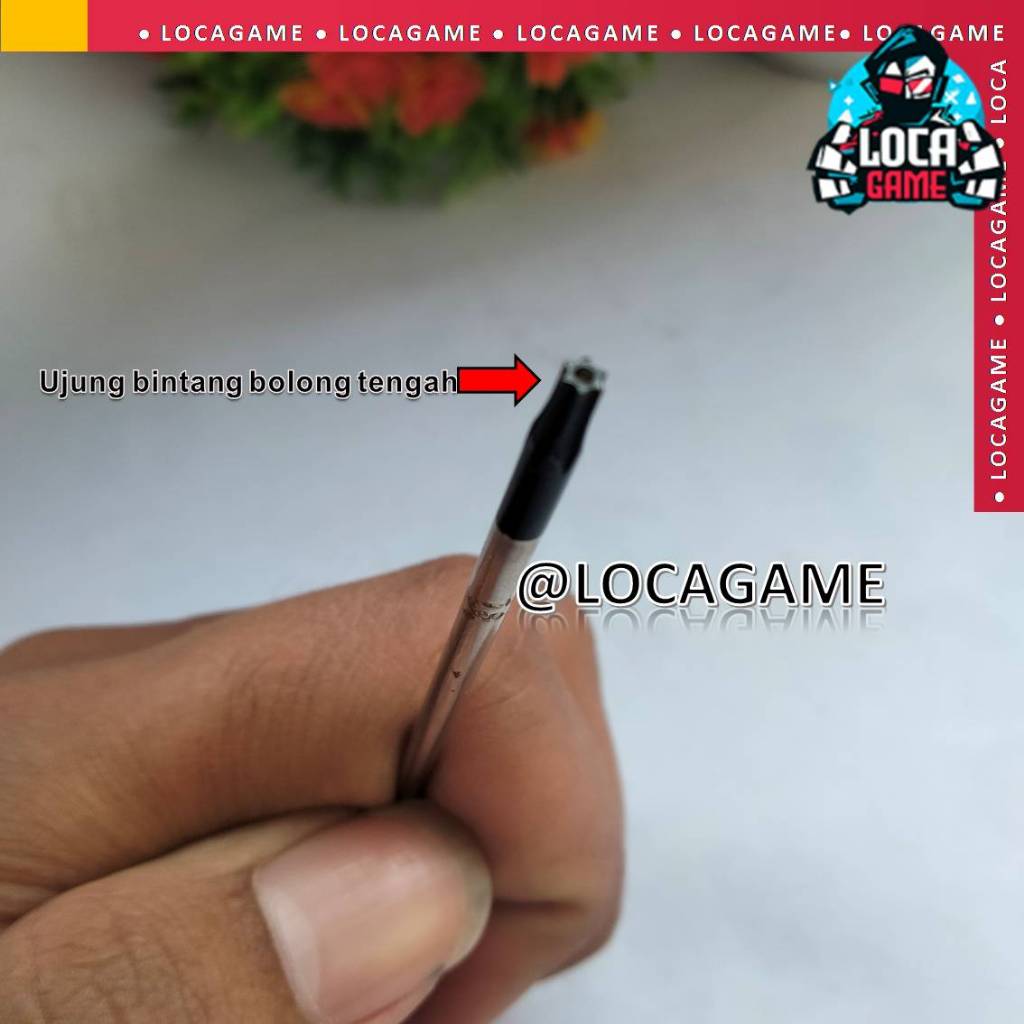 Jual OBENG T8 T9 T10 UJUNG MAGNET UJUNG BINTANG LUBANG TENGAH UNTUK ...