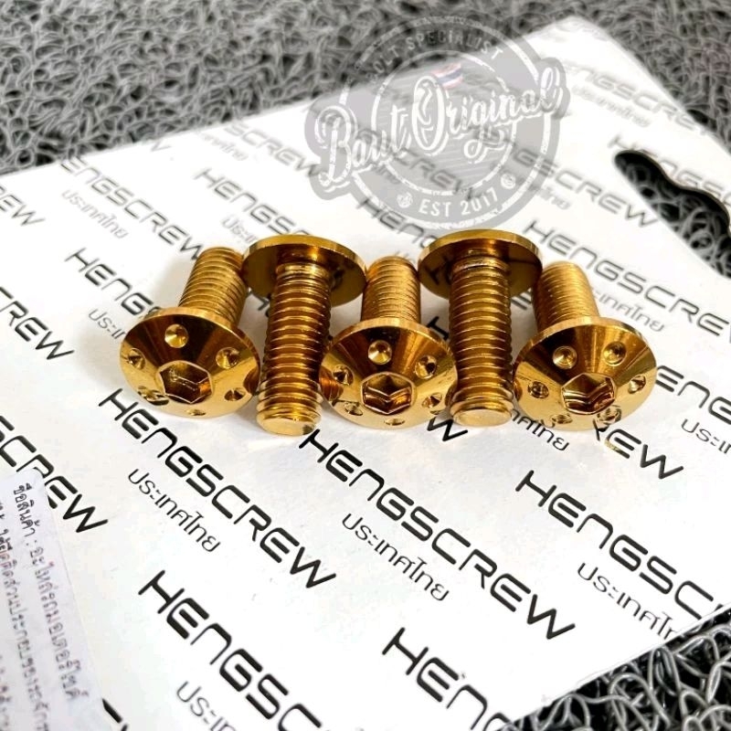 Jual baut disk disc cakram probolt bintik stainless yamaha original heng gold tipis slim flat ...