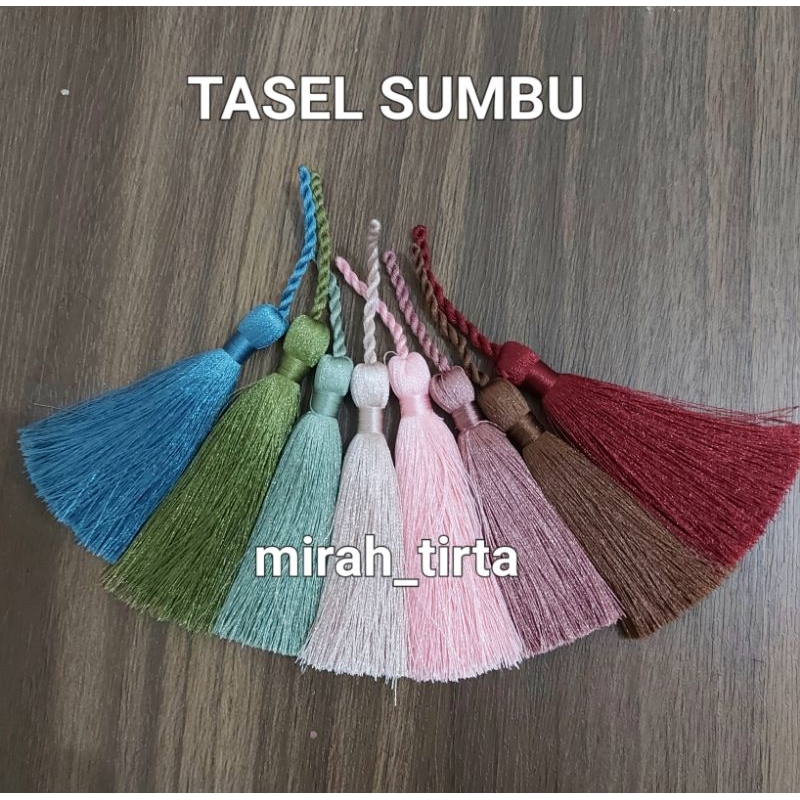 Jual ️BARU ️TASEL SUMBU. tassel tasel sumbu gembul. tasel benang .tasel kerudung. tasel ...