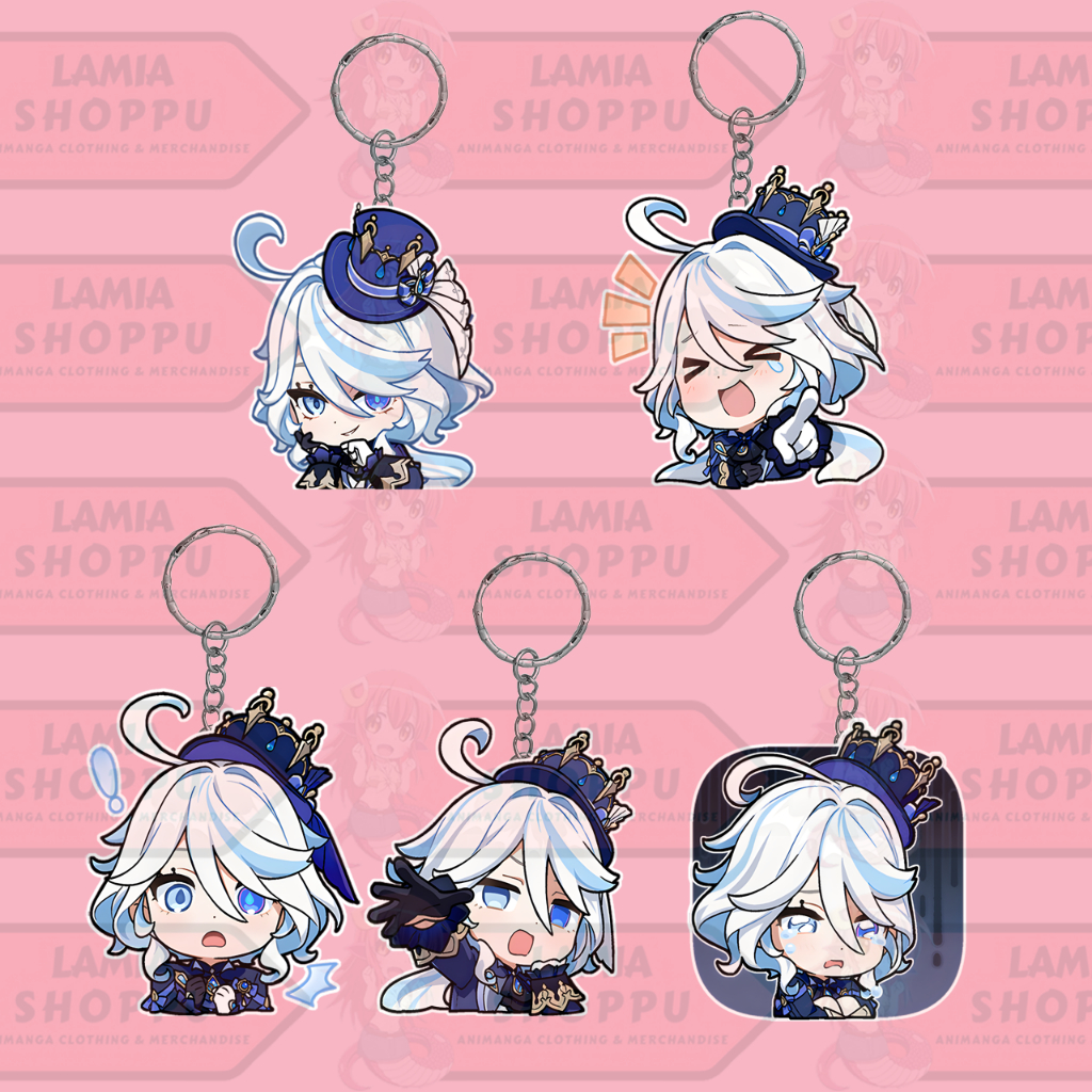 Jual Gantungan Kunci Genshin Impact | Gantungan Kunci Furina Chibi | Keychain Genshin Impact ...