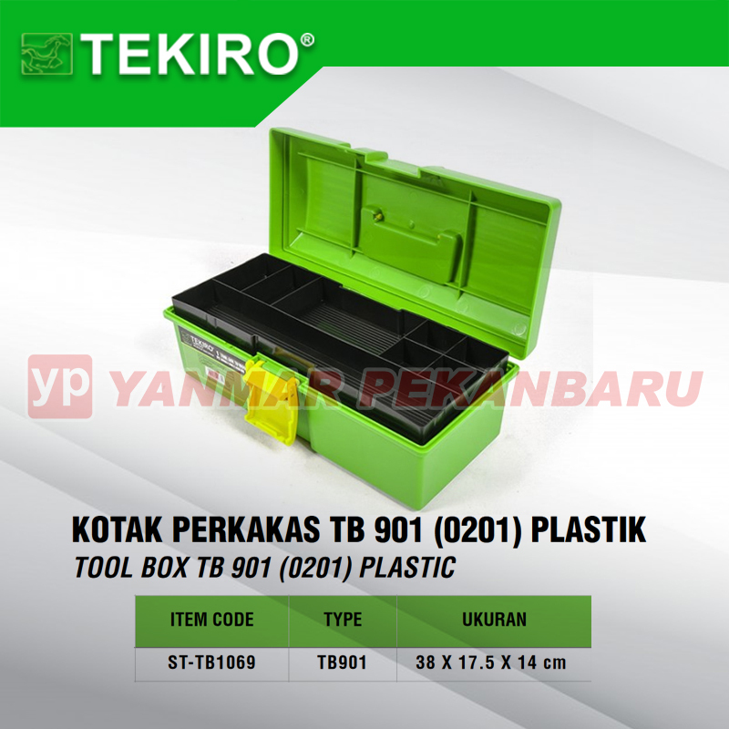 Jual Tool Box Plastik TB 901 (0201) Kotak Perkakas TEKIRO | Shopee Indonesia