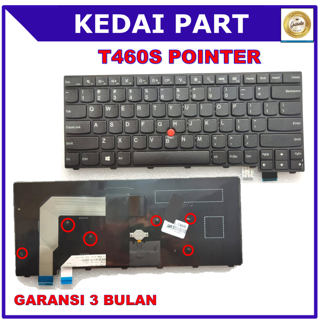 Jual Keyboard Lenovo Thinkpad 13 T460S T470S T470P Gen 2 20J1 20J2 20JT ...