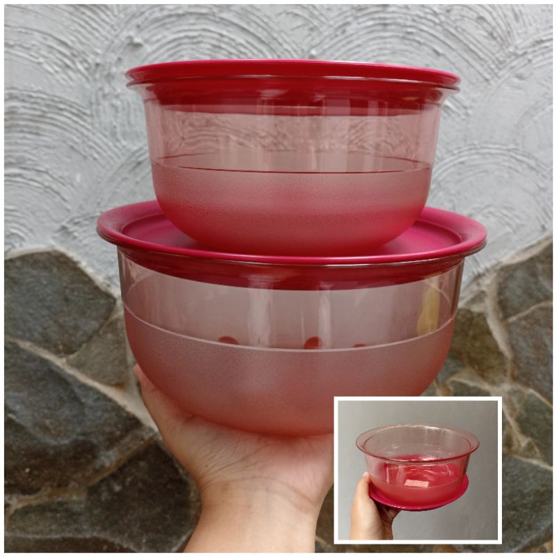 Jual TABLE COLLECTION 1L + 2L TUPPERWARE / MANGKOK SAJI | Shopee Indonesia