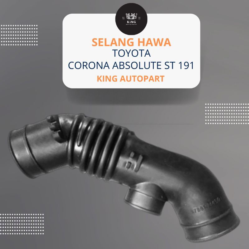 Jual selang hawa filter udara toyota corona absolute st 191 | Shopee ...