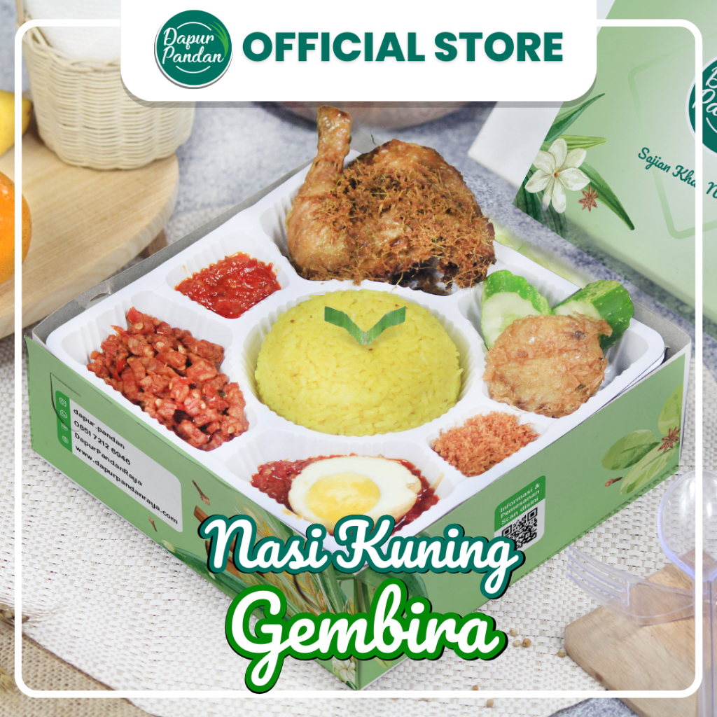 Jual Nasi Kuning Gembira Nasi Box Lunch Box Ready Cepat Terenak ...