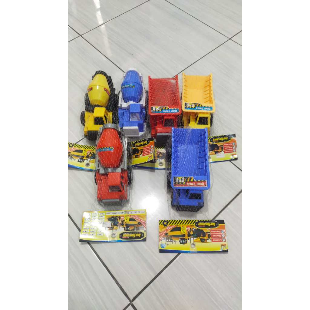 Jual Mainan truk MURAH anak, truk pasir, truk bego, truk molen/mixer ...