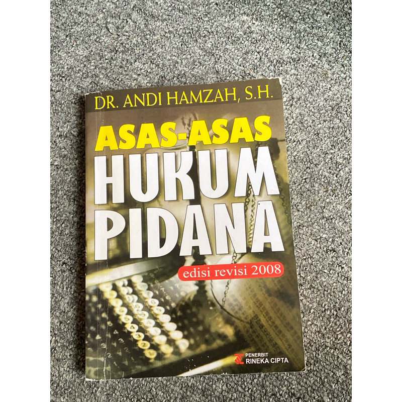 Jual buku asas asas hukum pidana dr andi hamzah | Shopee Indonesia