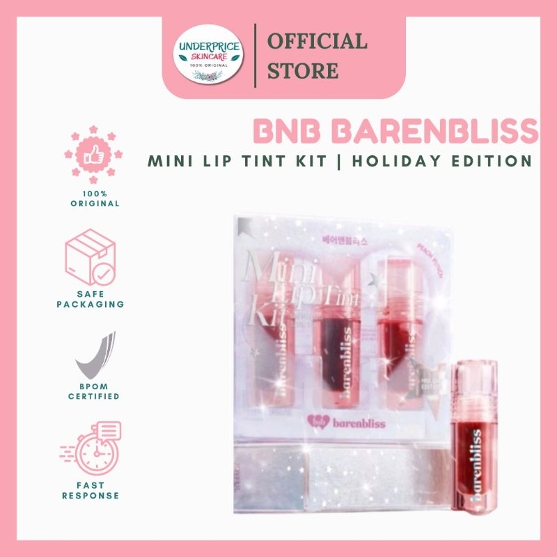 Jual BNB BARENBLISS Mini Lip Tint Kit | Holiday Edition | Shopee Indonesia
